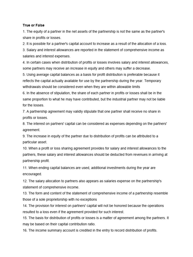 Chapter 2 - PARCOR | PDF | Partnership | Debits And Credits