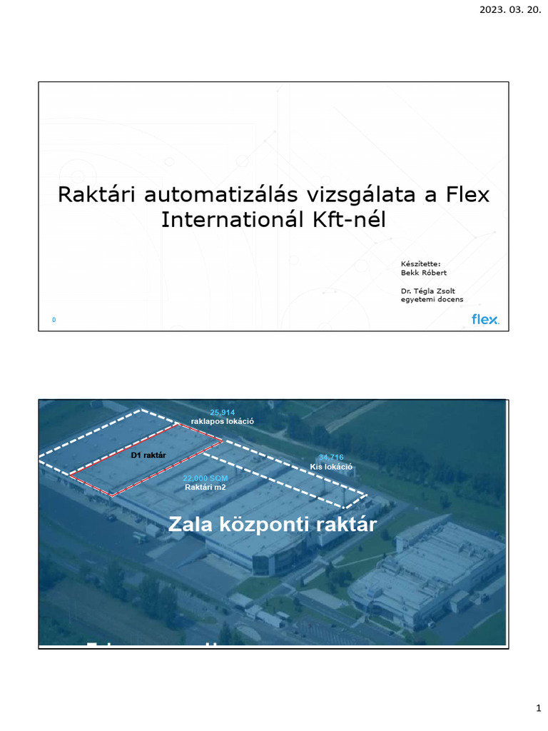 1.2 Raktári Automatizálás Vizsgálata | PDF