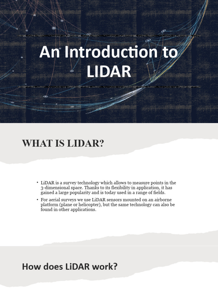 Lidar | PDF | Lidar | Surveying