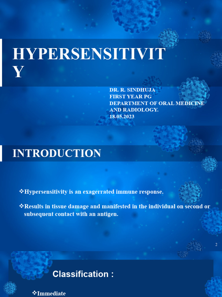 Seminar 3 - Hypersensitivity | PDF | Immune System | Diseases And Disorders