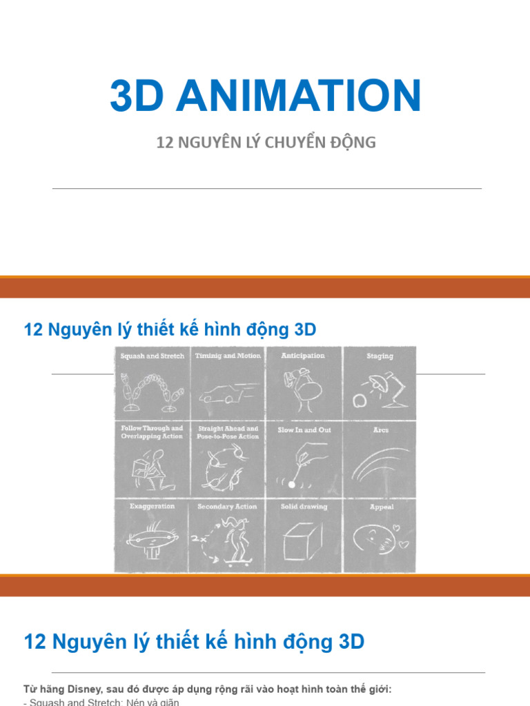 12 Nguyên lý Animation | PDF