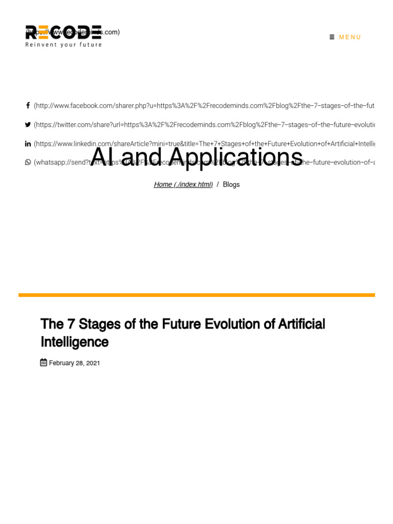 7 Stages | PDF | Artificial Intelligence | Intelligence (AI) & Semantics