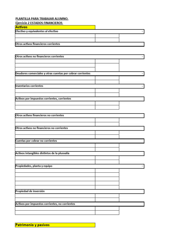 Ficha Alumno Eerr Ejercicio 2 | PDF | Compartir (Finanzas) | Impuestos