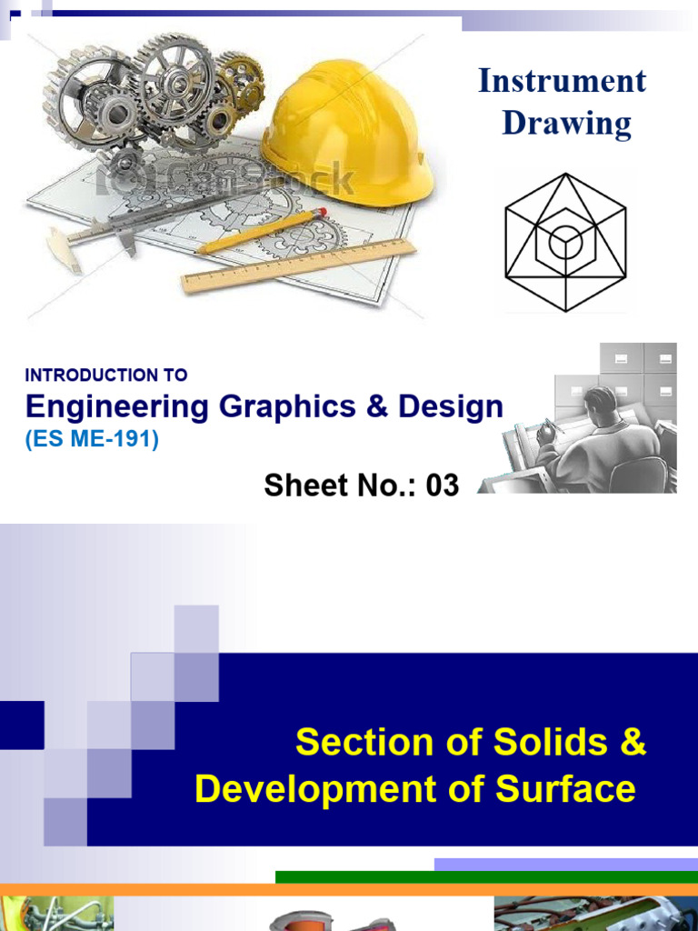 Lecture On Sheet-02e - Section of Solids - Prob - 8 | Download Free PDF | Geometry