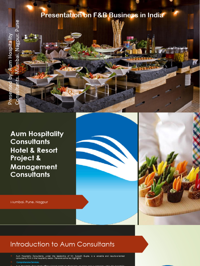 FNB Business in India | PDF | Menu | Foodservice