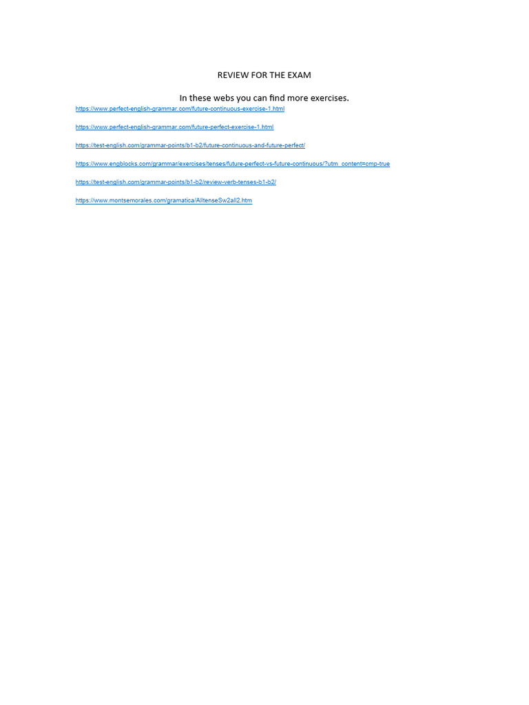 Review For The Exam | PDF | Technology & Engineering