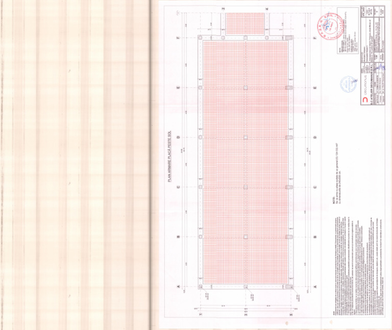 PT - RE - PD - 05 - r00-R.05 Plan Armare Placa Pestesol | PDF
