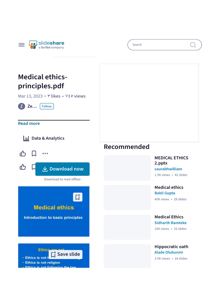 Medical Ethics Principles PDF | PDF | Medical Ethics | Health Care