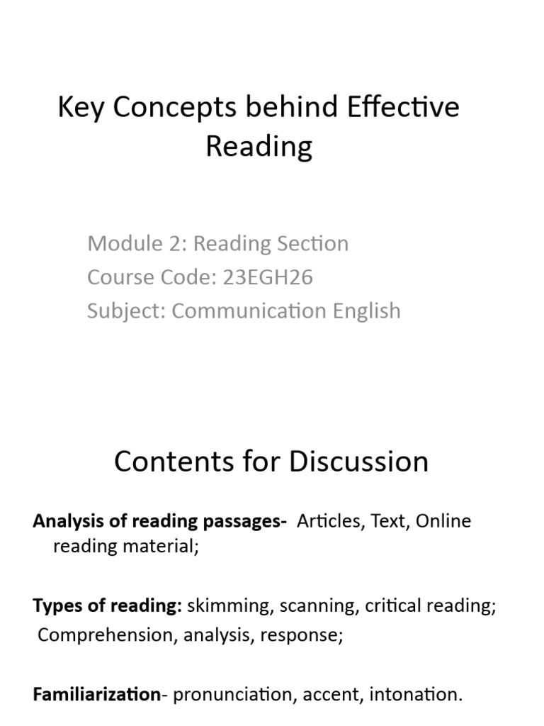 Effective Reading Techniques Explained | PDF | Speed Reading