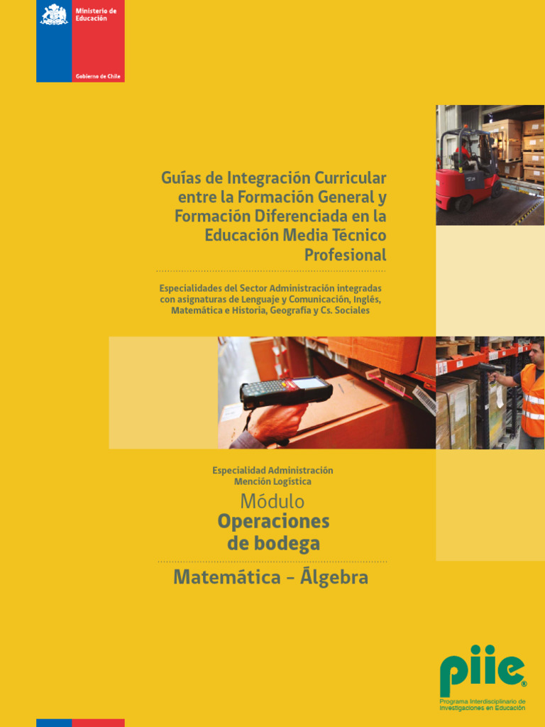 Operaciones de Bodega-Matematica Algebra | PDF | Almacén | Aprendizaje