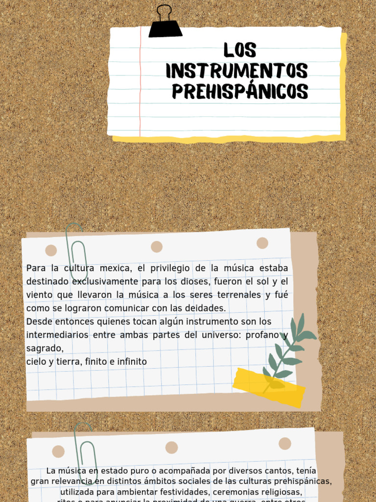 Instrumentos Prehispánicos | PDF | Era precolombina | Instrumentos ...