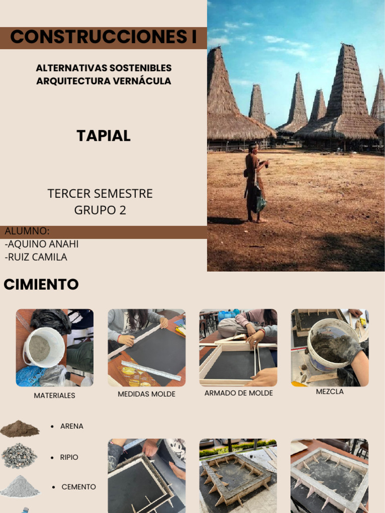 Uso de Tapial Obra | PDF | Materiales de construcción | Materiales