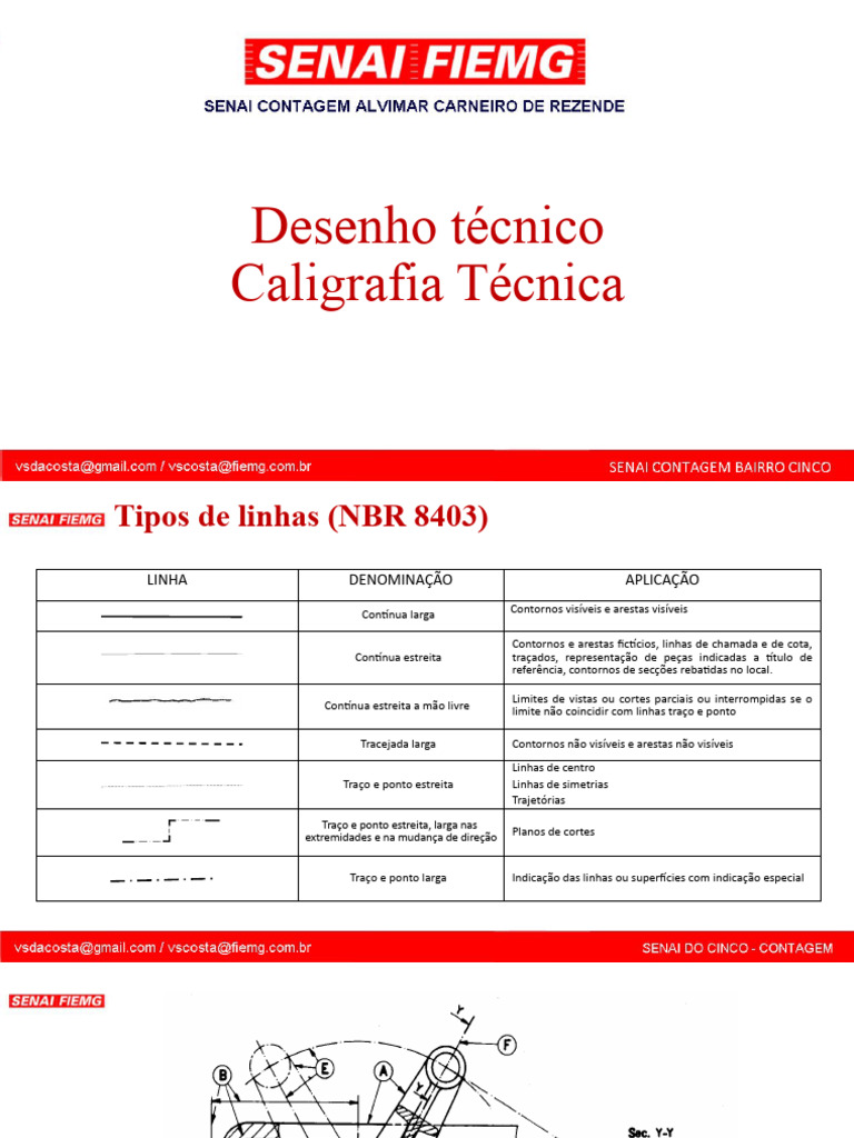 Tipos e Aplicações Das Linhas | PDF