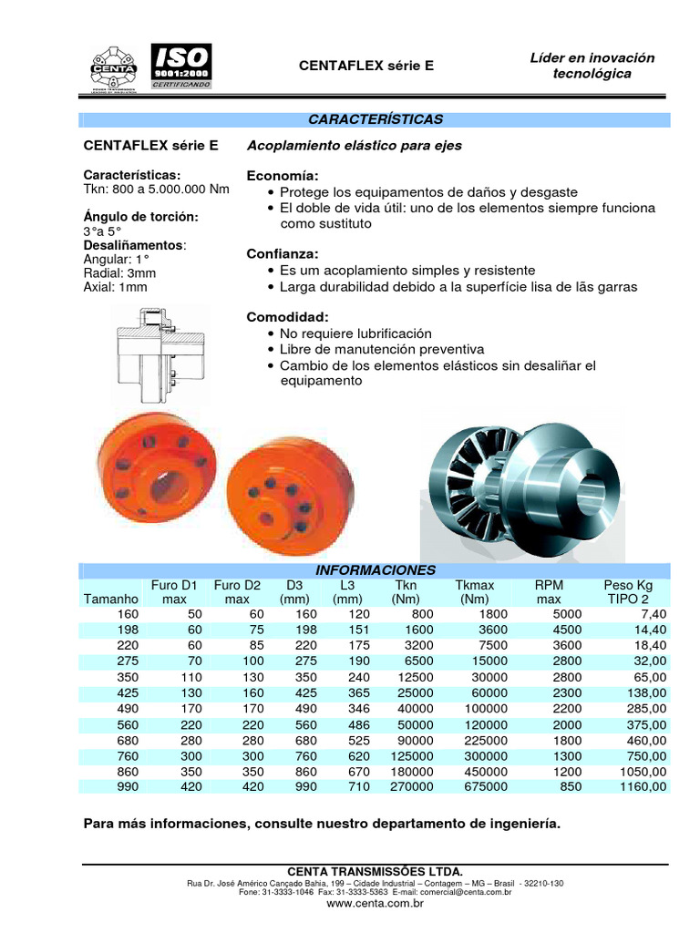 CENTAFLEX Série E ES | PDF