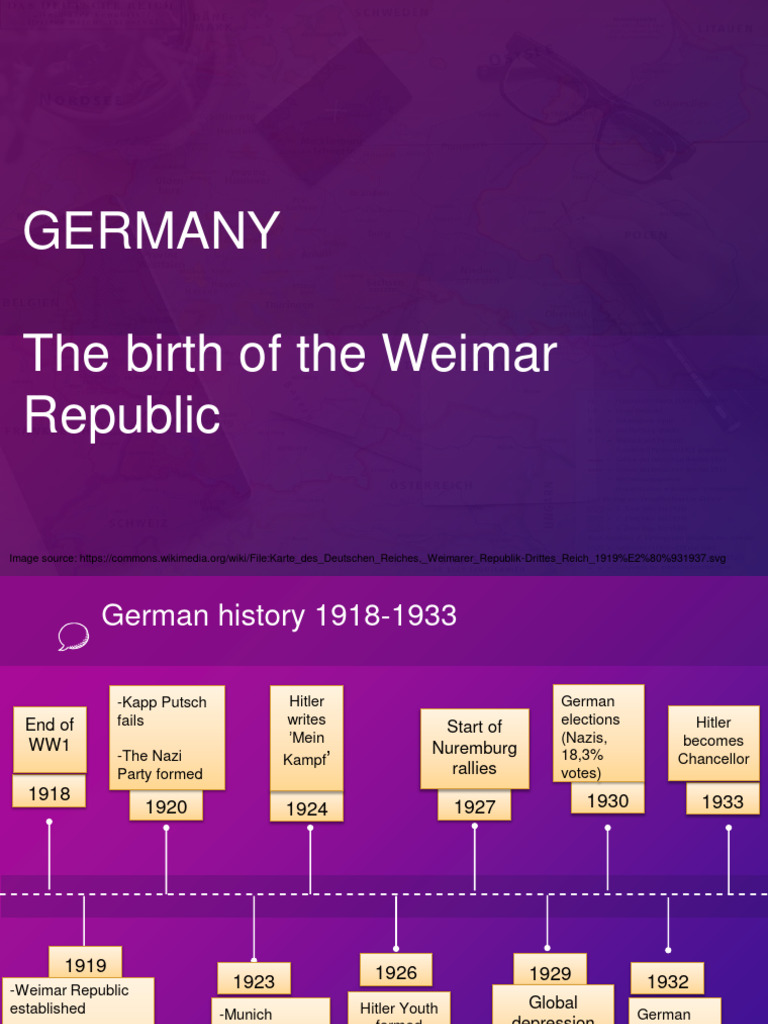 Birth of Weimar Republic Explanation | PDF | Weimar Republic | Treaty ...