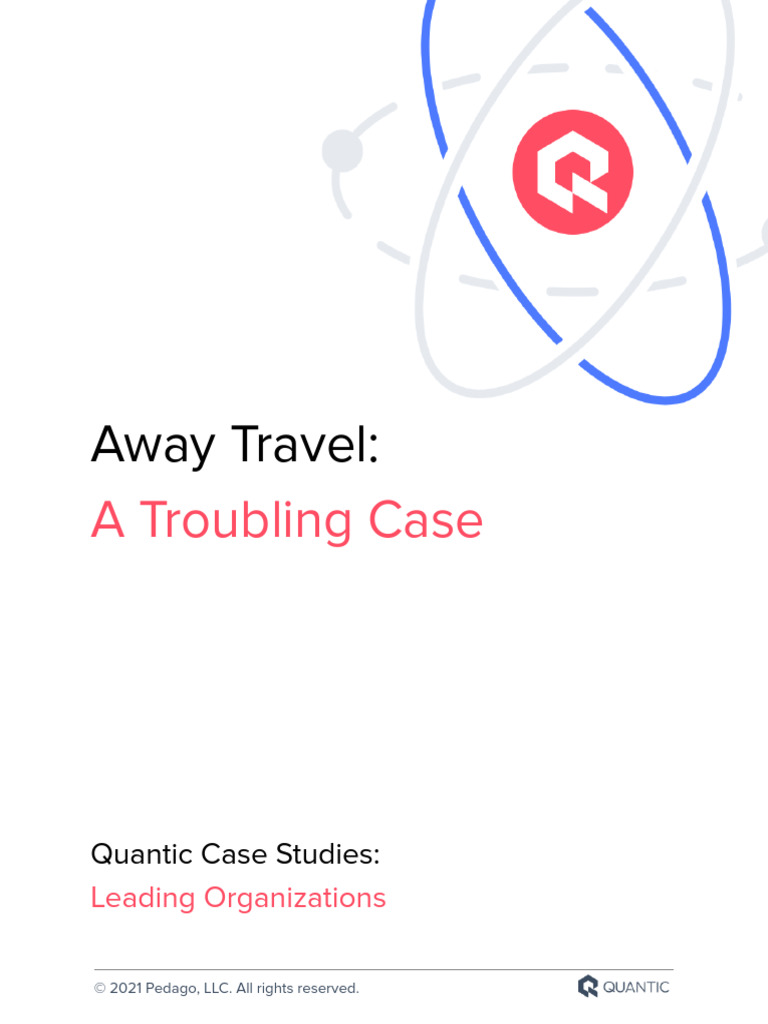 Case Study - Away Travel | PDF | Business