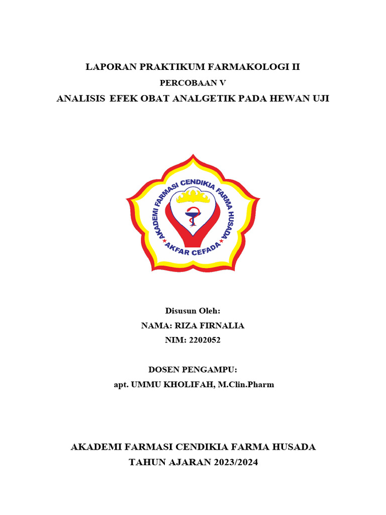 Efek Analgetik pada Hewan Uji | PDF