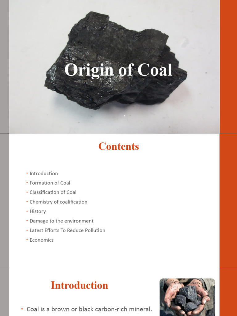 Coal Origin | PDF | Bituminous Coal | Coal