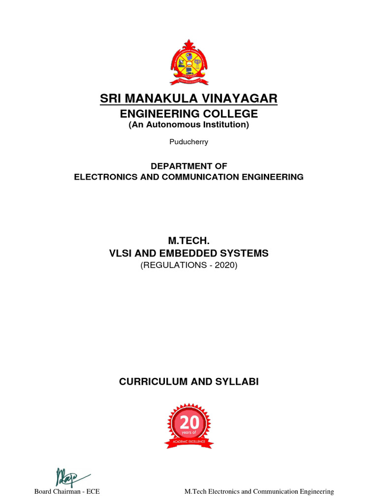 VLSI Curriculum Syllabus 05 05 2023 | PDF | Cmos | Field Programmable Gate Array