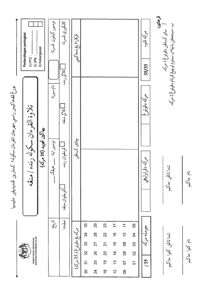 Syarat Dan Garis Panduan MQSS 2023 | PDF