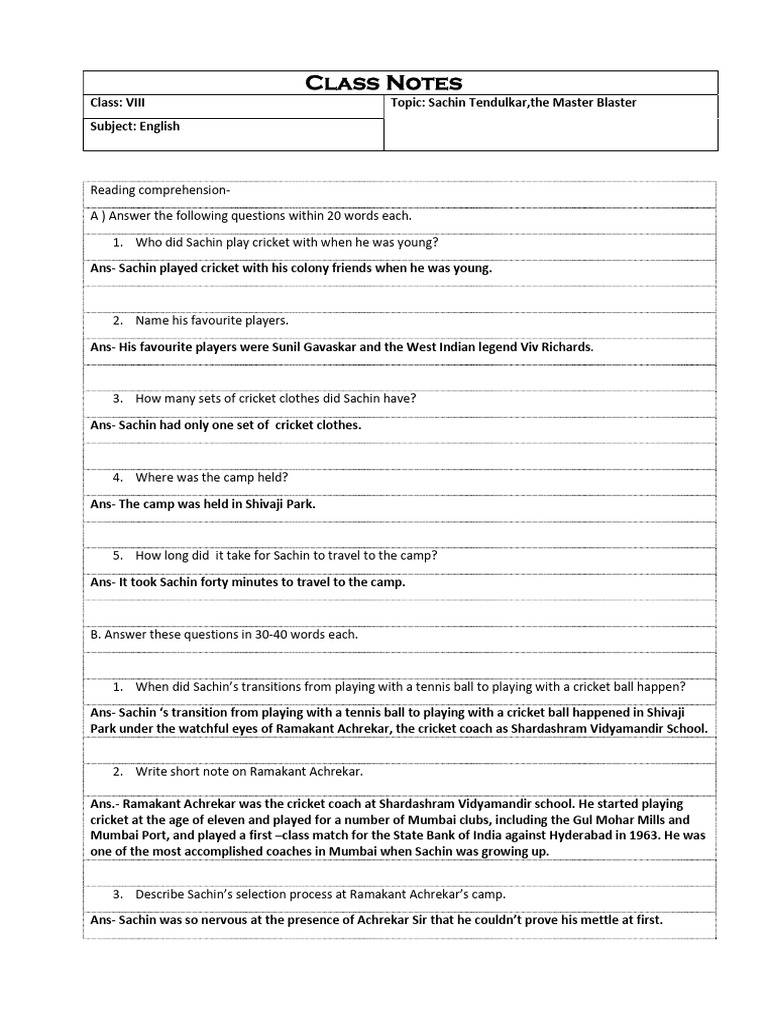 English chapter 4 notes | PDF | Team Sports | Sports