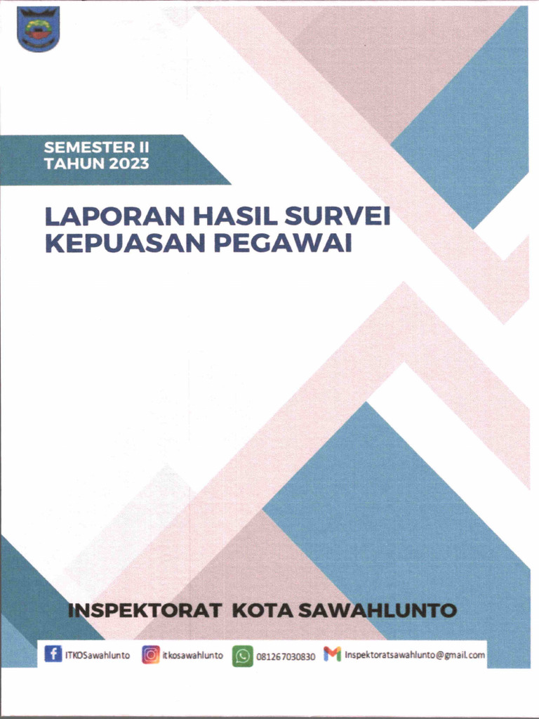 Laporan hasil Survei Kepuasan Pegawai Final | PDF