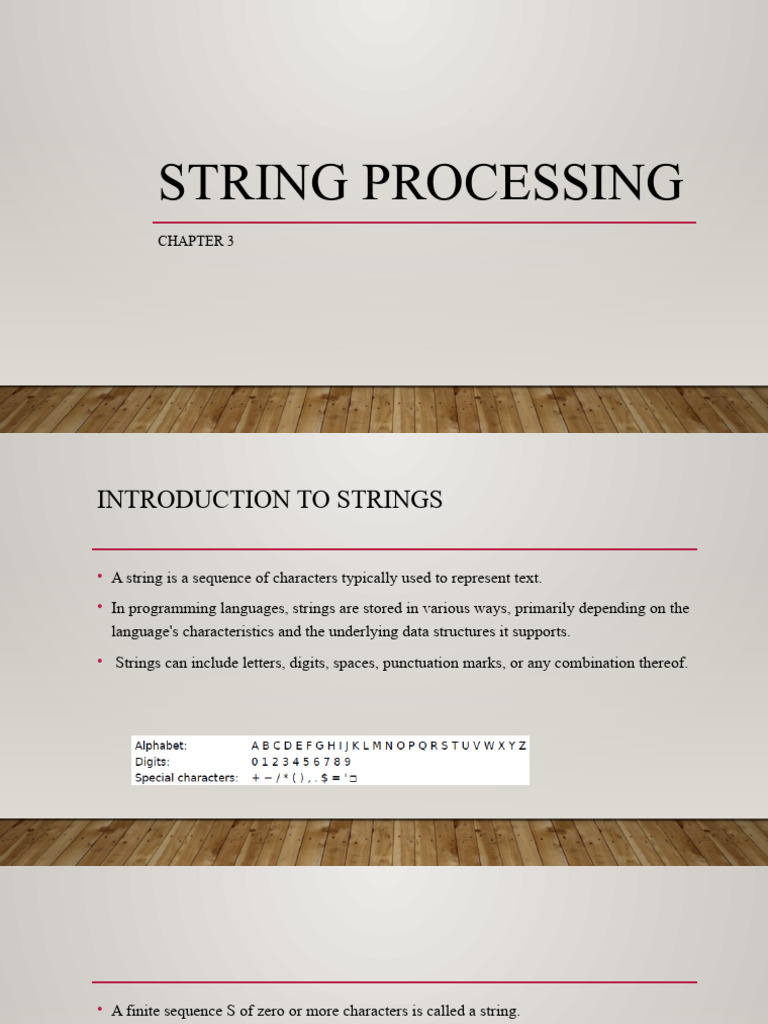 Chp3 Strings | PDF | String (Computer Science) | Pointer (Computer Programming)
