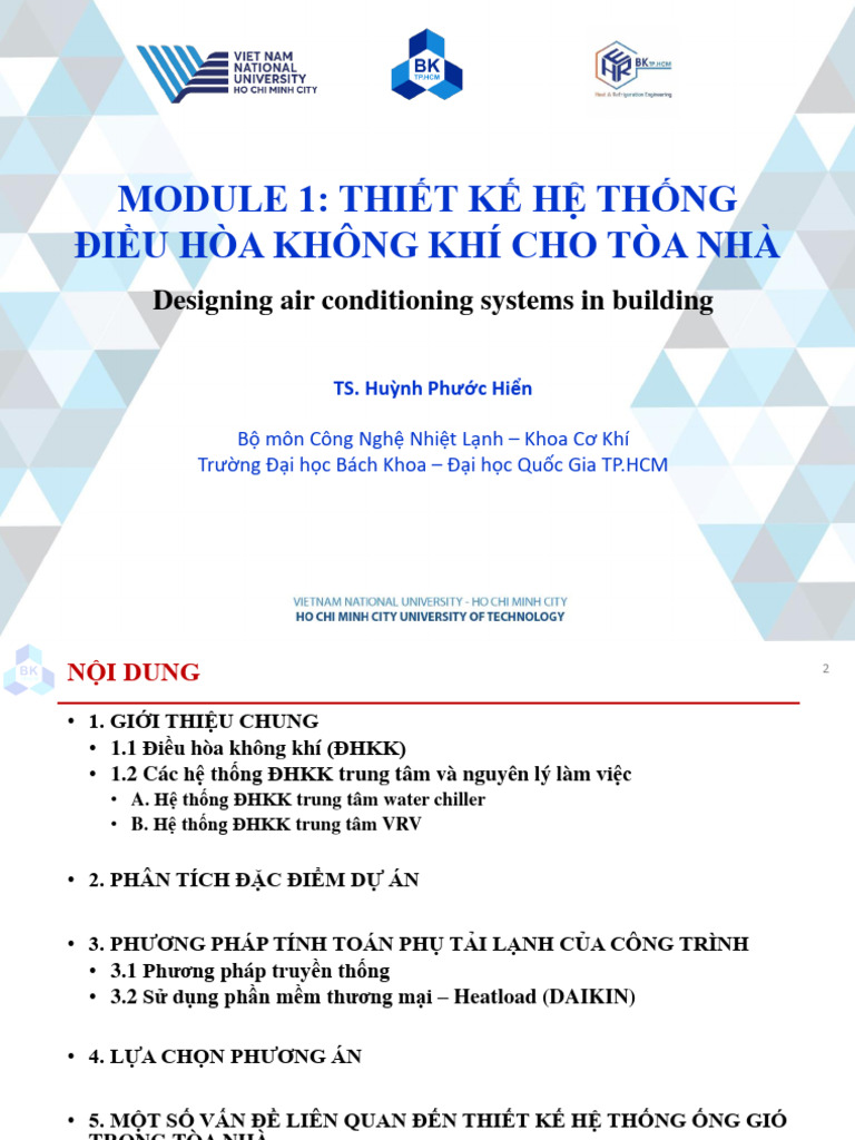 Hcmut - VRV Training - Module 1 | PDF