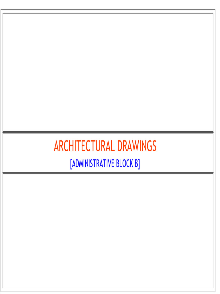Administrative Block B ARCH | PDF | Civil Engineering | Building ...