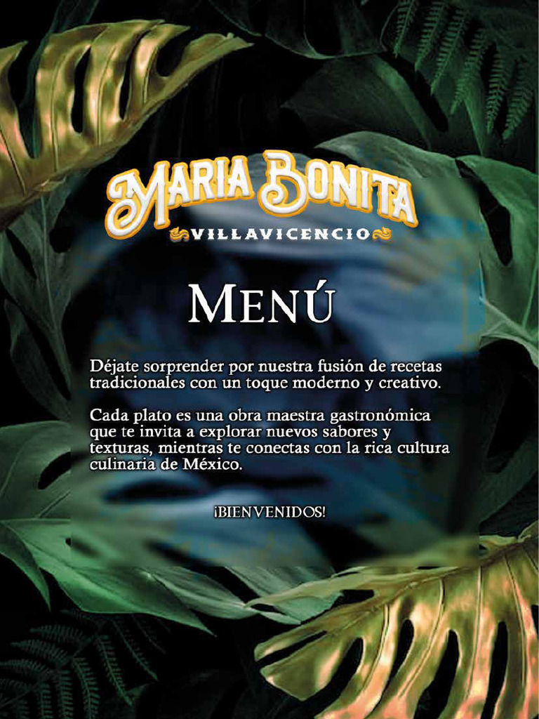 Menú Maria | PDF