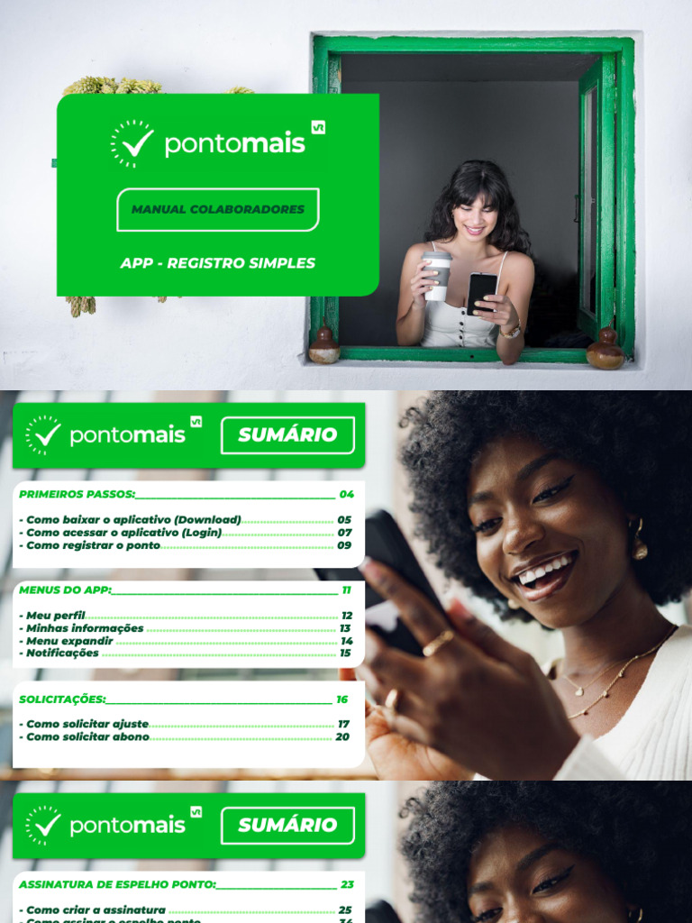 Manual App - Registro Simples | PDF | Espelho | Programas