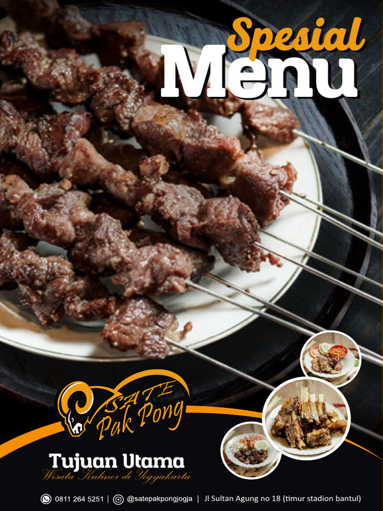 Buku Menu Pak Pong Pusat | PDF