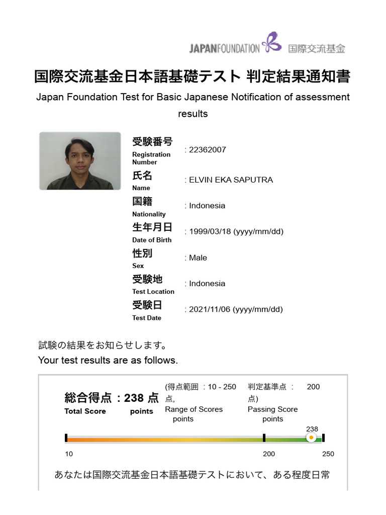 JFT Prometric - Report View | PDF