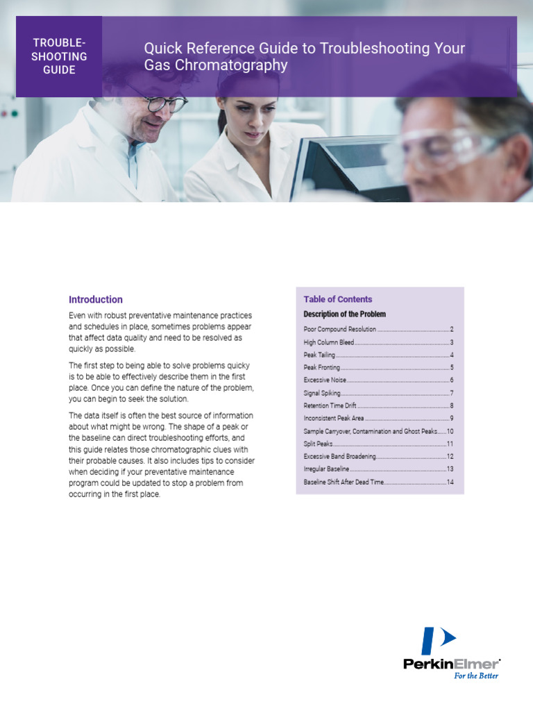 Gde Quick Reference Guide | PDF | Gas Chromatography | Chromatography