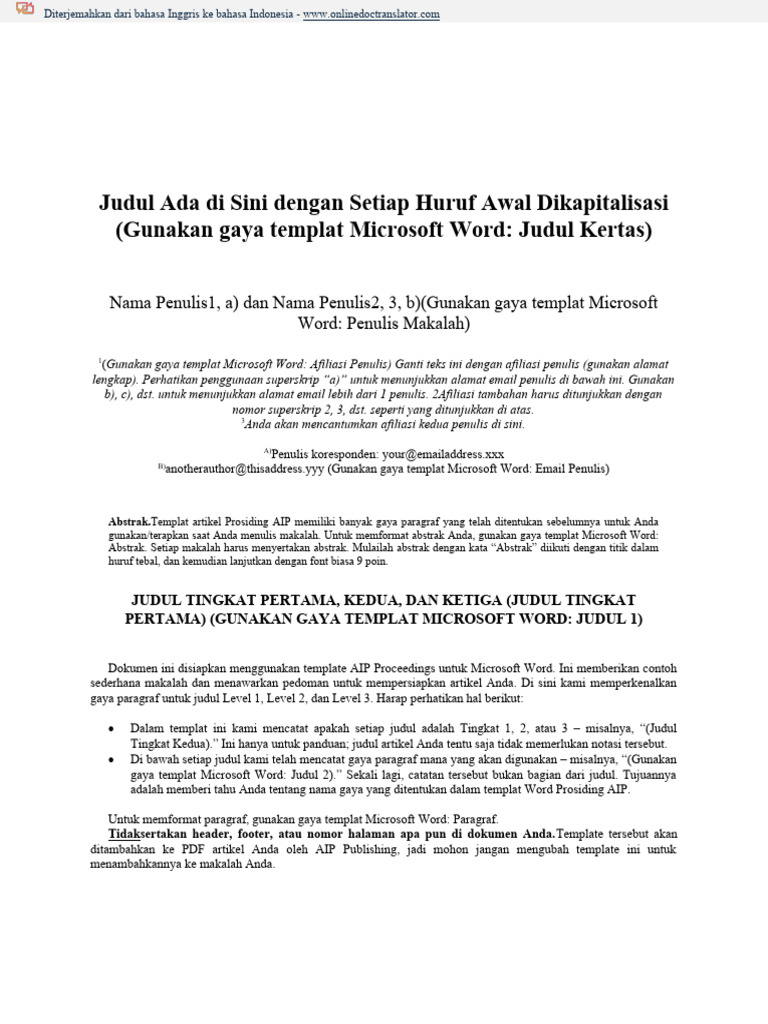 AIP - Paper-Templet (FORMAT JURNAL) .En - Id | PDF