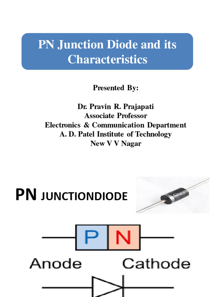 01 - PN Junction Diode Characteristics | PDF | P–N Junction | Diode