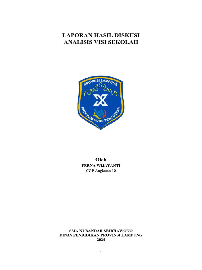 Laporan Hasil Diskusi PI2 - Oleh Ferna | PDF | Karier & Perkembangan