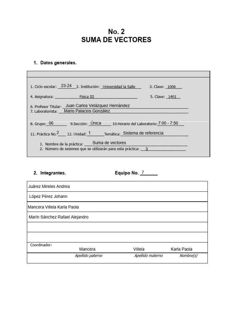 06 07 Suma de Vectores | PDF | Vector Euclidiano | Fuerza
