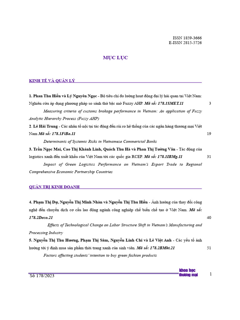 Logistic Xanh Đến Xk (RCEP) | PDF