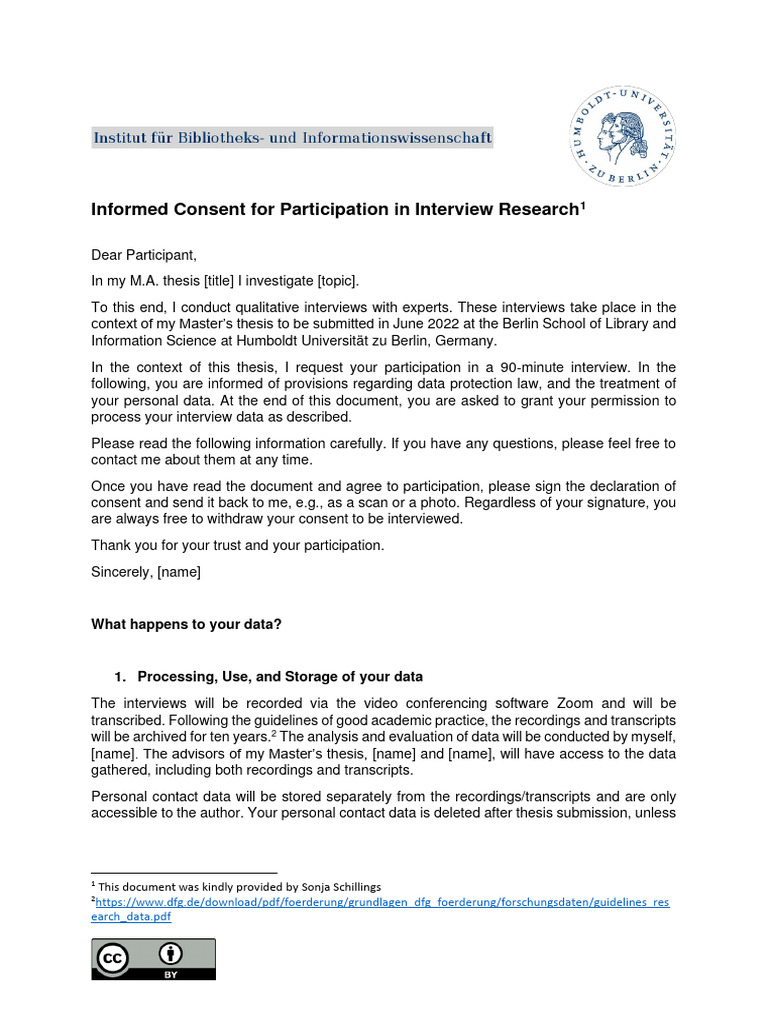 Informed Consent Example | PDF | Career & Growth | Law