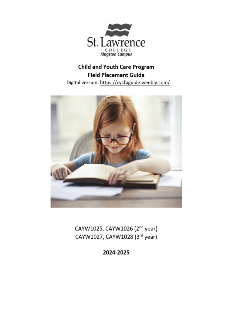 Child and Youth Care Field Placement Guide | PDF | Group Home ...