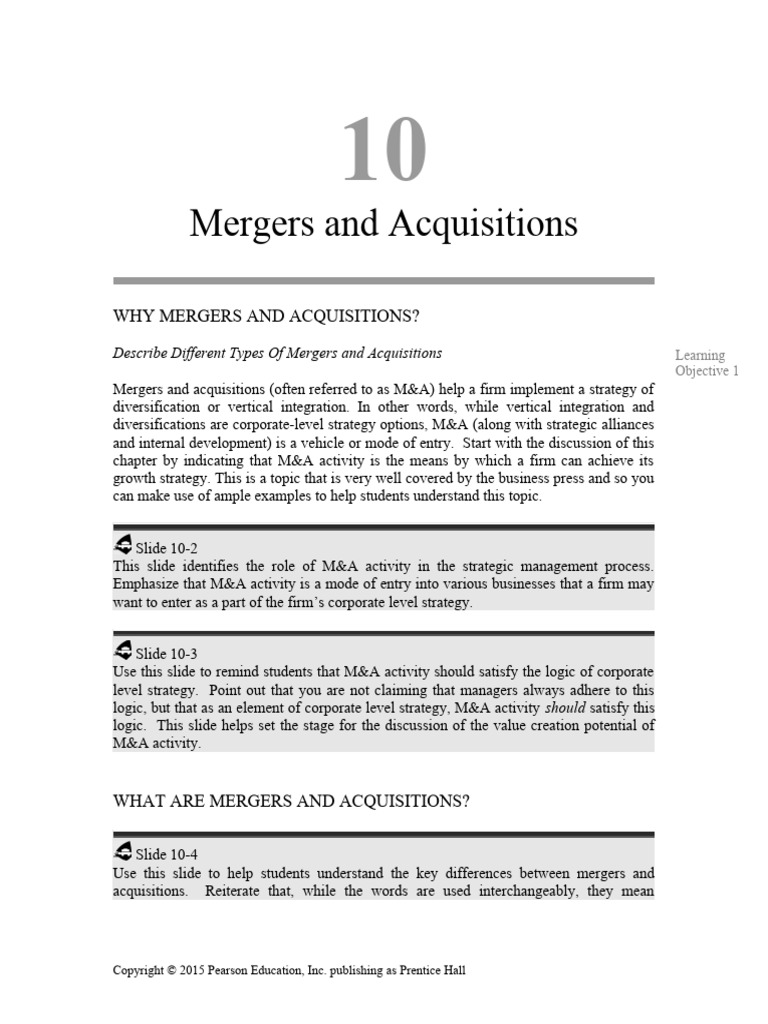 Barney_5e_IM_Ch10 | PDF | Mergers And Acquisitions | Stocks