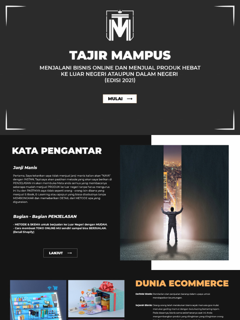 Pengenalan Tajir Mampus Academy | PDF