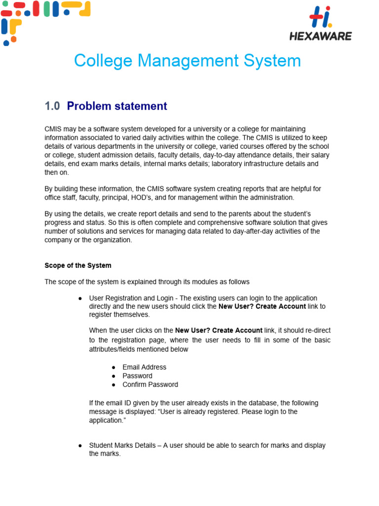 College Management System | PDF | Java Script | User (Computing)