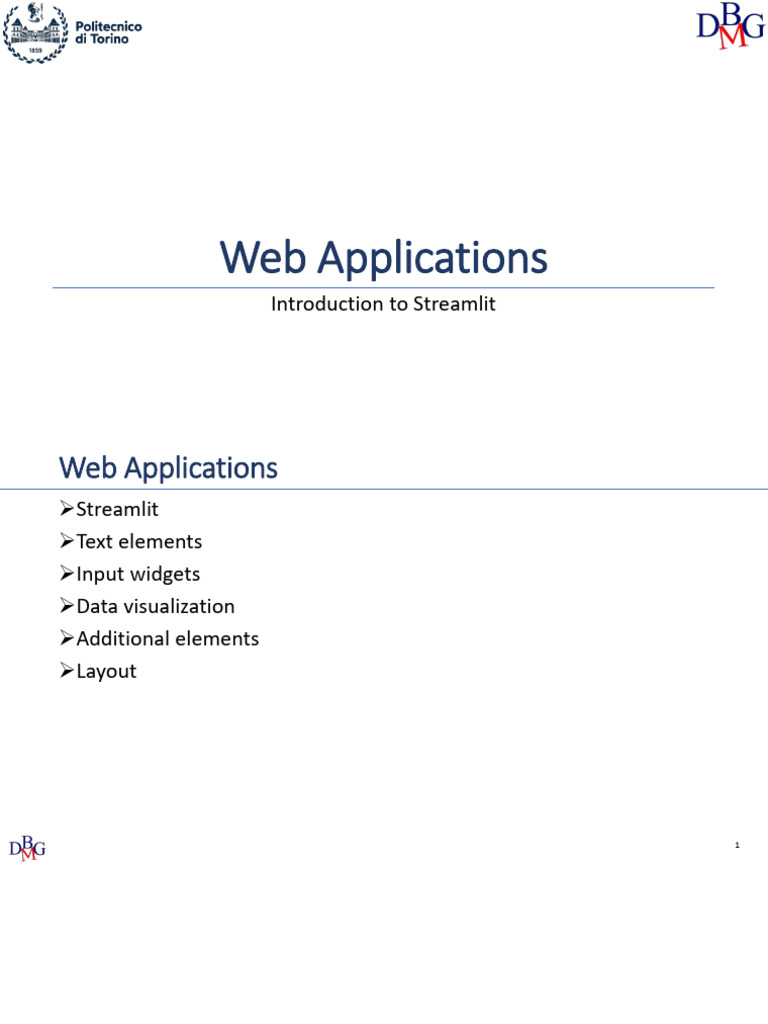 16.-Streamlit | PDF | Parameter (Computer Programming) | Chart