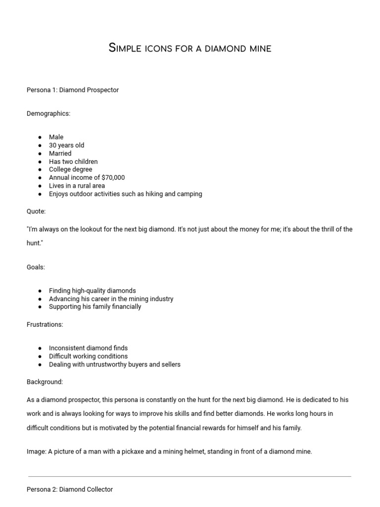 Diamond Prospector Insights | PDF