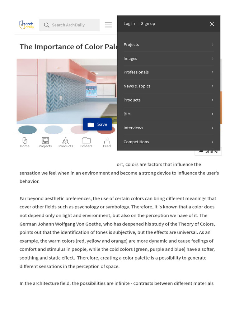 The Importance of Color Palettes in Architectural Design - ArchDaily ...