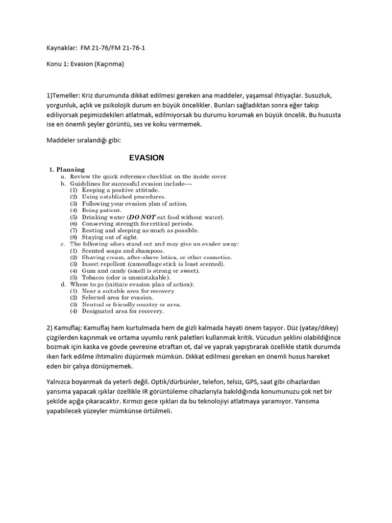 Sere Evasion - Apyr Kalashnikov | PDF