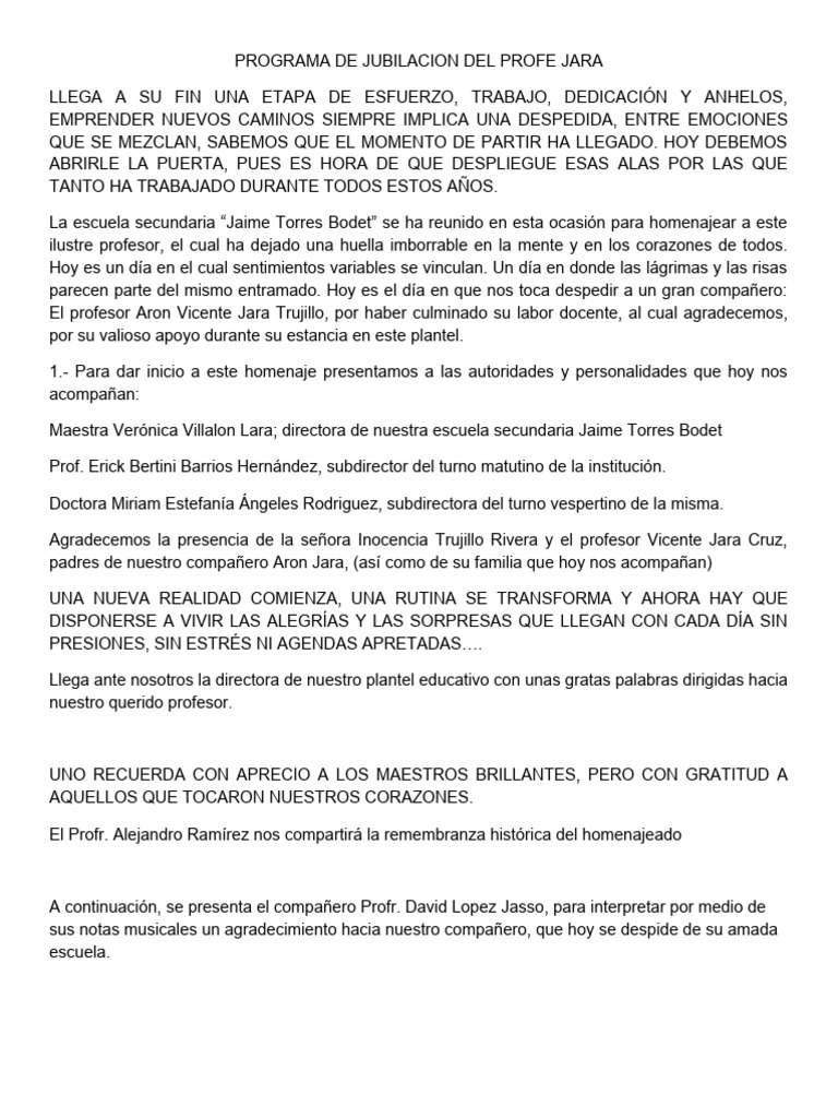 Jubilacion Jara | PDF