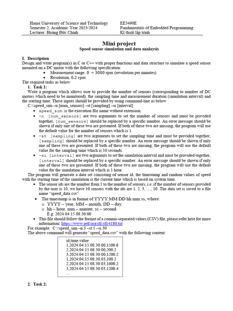 Mini Project 20232 En | Download Free PDF | File Format | Comma Separated Values